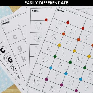 Christmas Ornament ABC Scavenger Hunt Game - Fantastic Fun & Learning