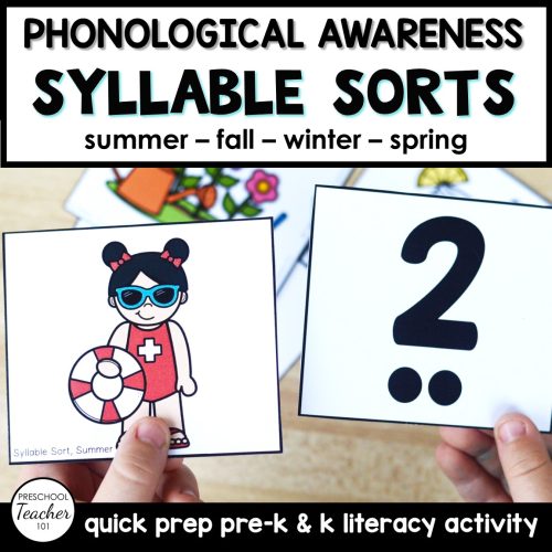 Spring Syllable Sort - Fantastic Fun & Learning